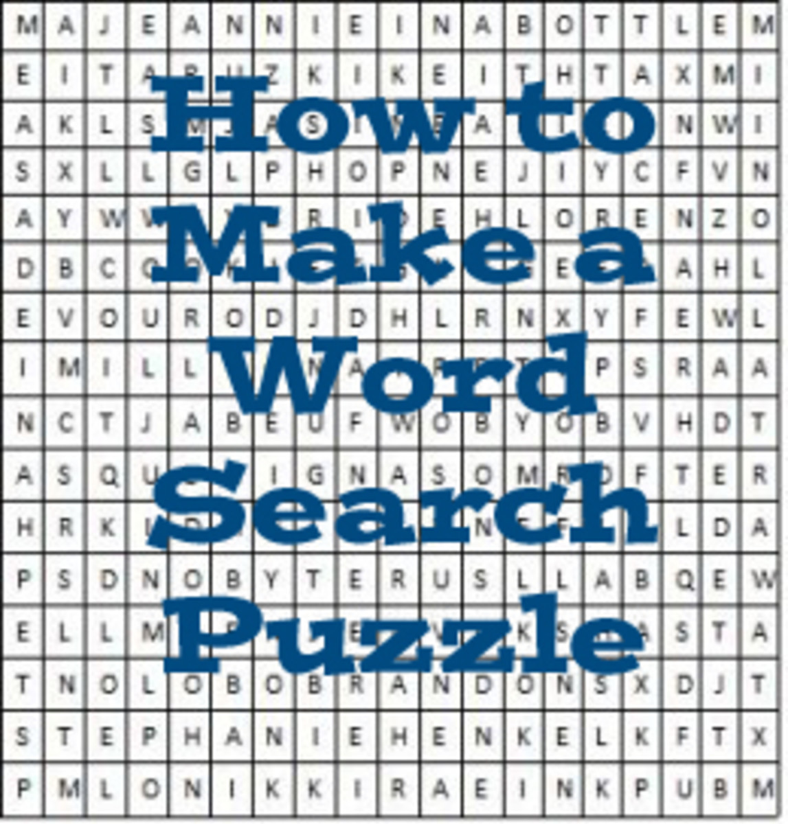 5 Easy Steps to Create Your Own Word Search Puzzle - HobbyLark