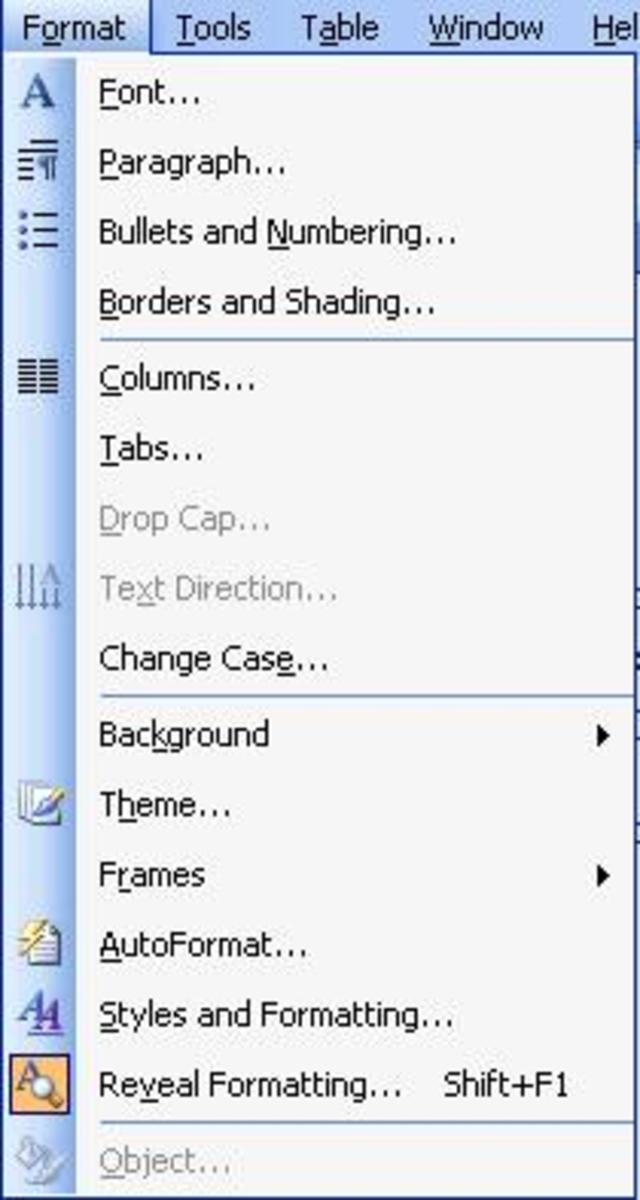 Using The Format Menu Of Microsoft Office Word Turbofuture My XXX Hot
