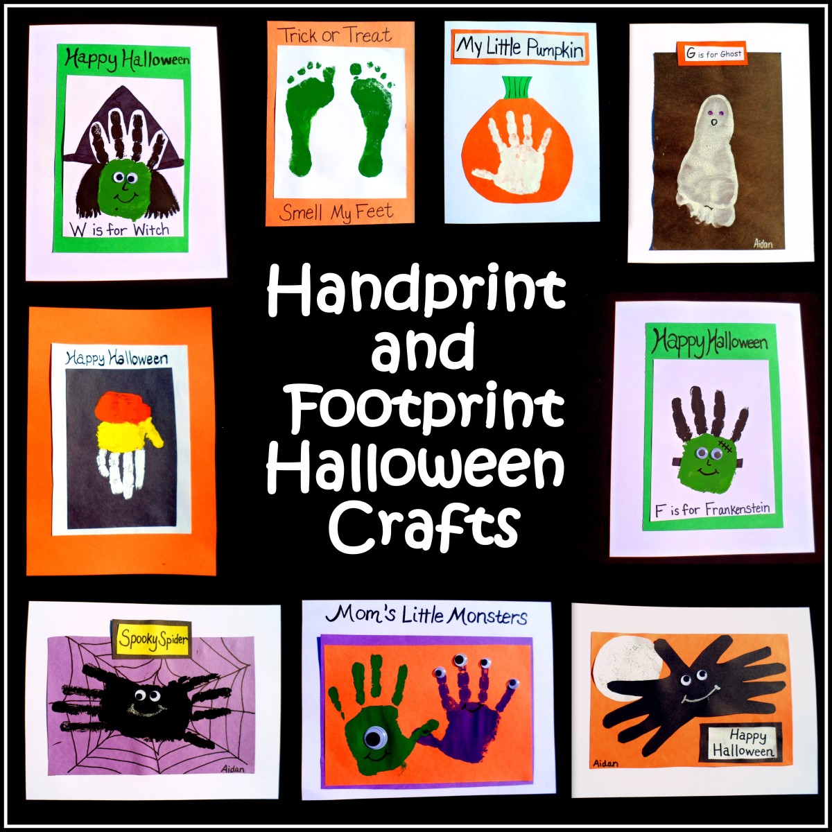 Top 10 Halloween Handprint And Footprint Crafts Crafty Mama 47 OFF