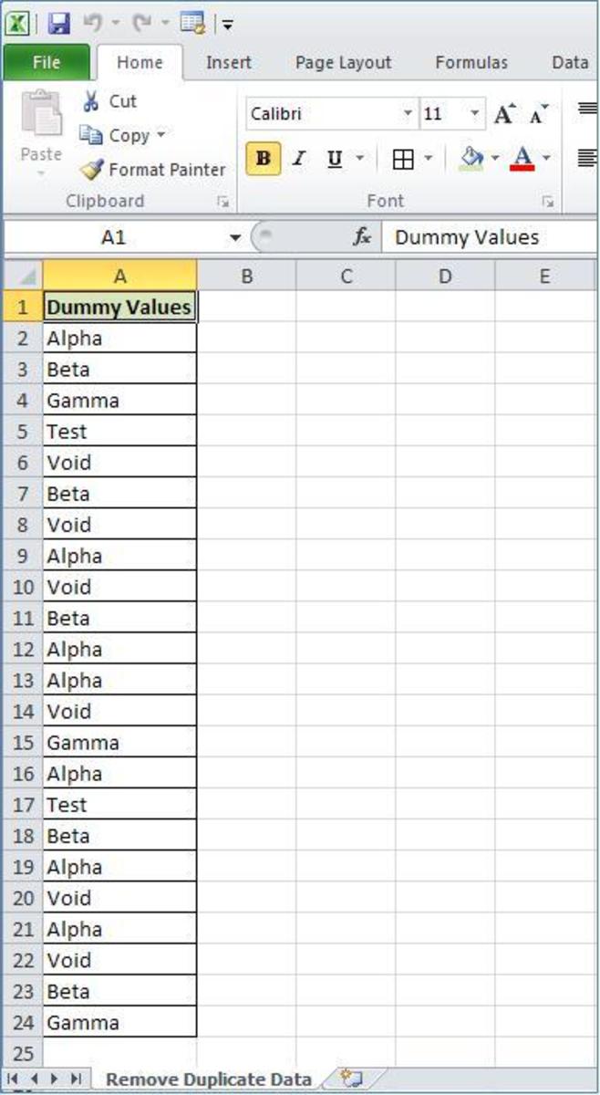 How To Remove Duplicates From An Excel Sheet HubPages How To Remove Duplicates From An Excel Sheet HubPages