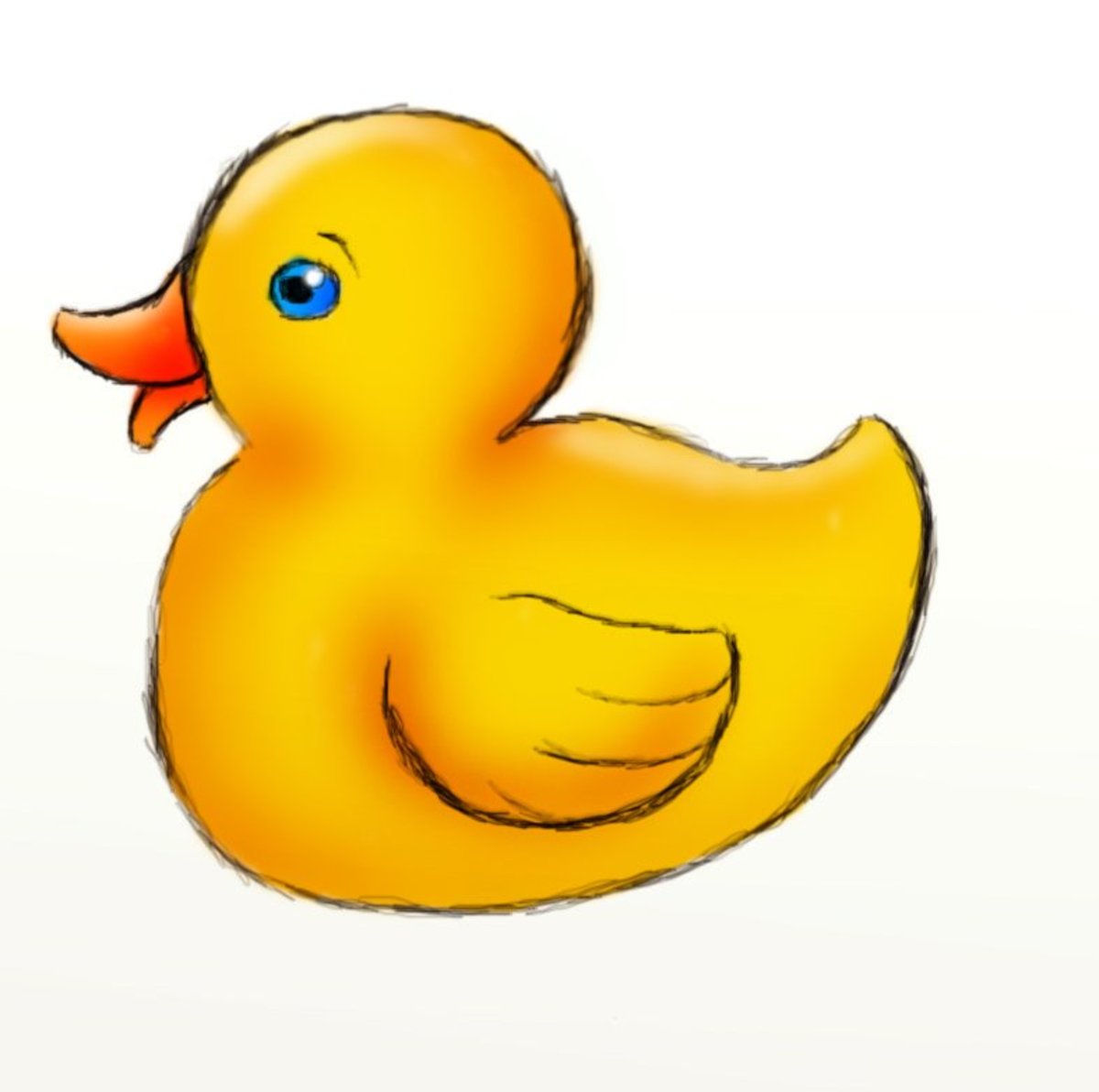 How To Draw A Rubber Duck FeltMagnet