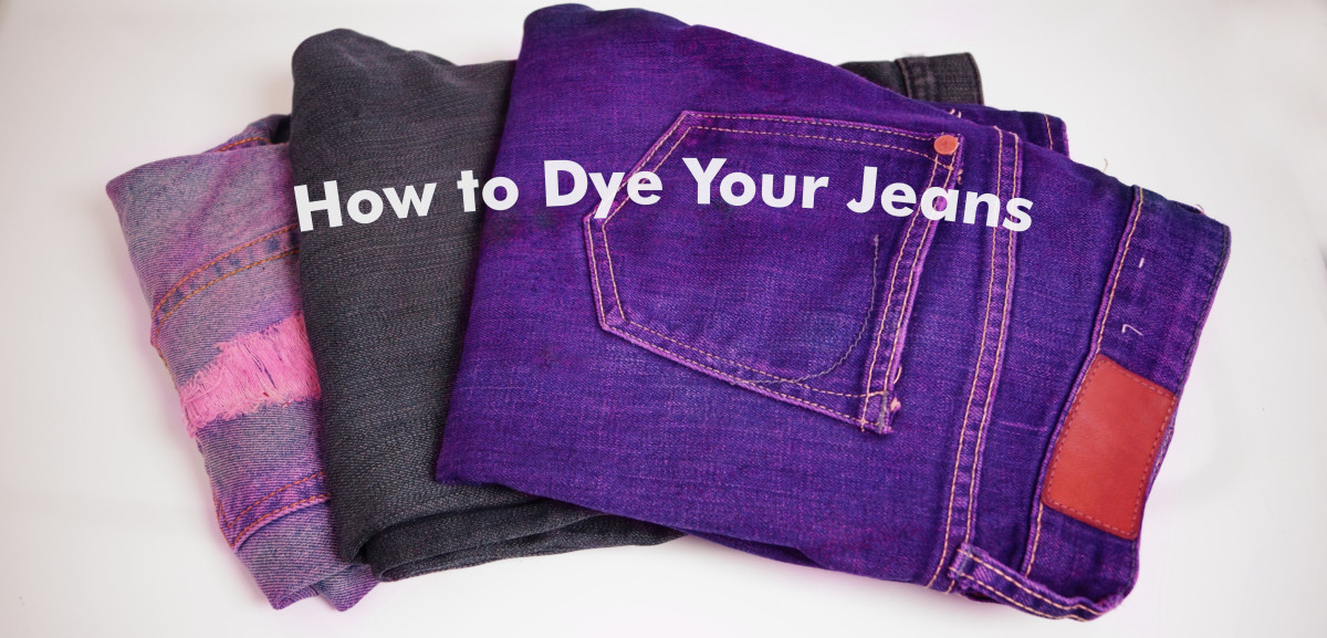 How To Dye Your Jeans My 3 Favorite Techniques FeltMagnet