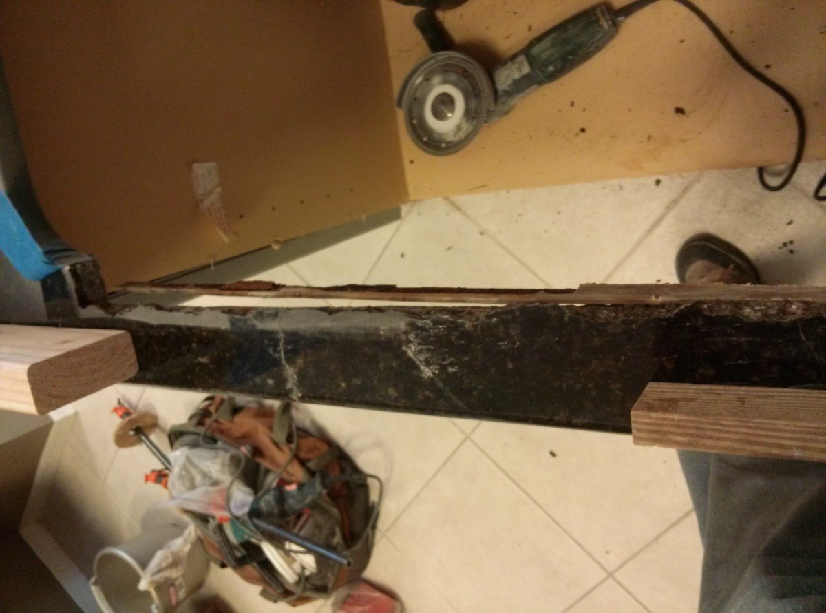 Repairing a Rusted Reinforcement Rod in a Granite Countertop - HubPages