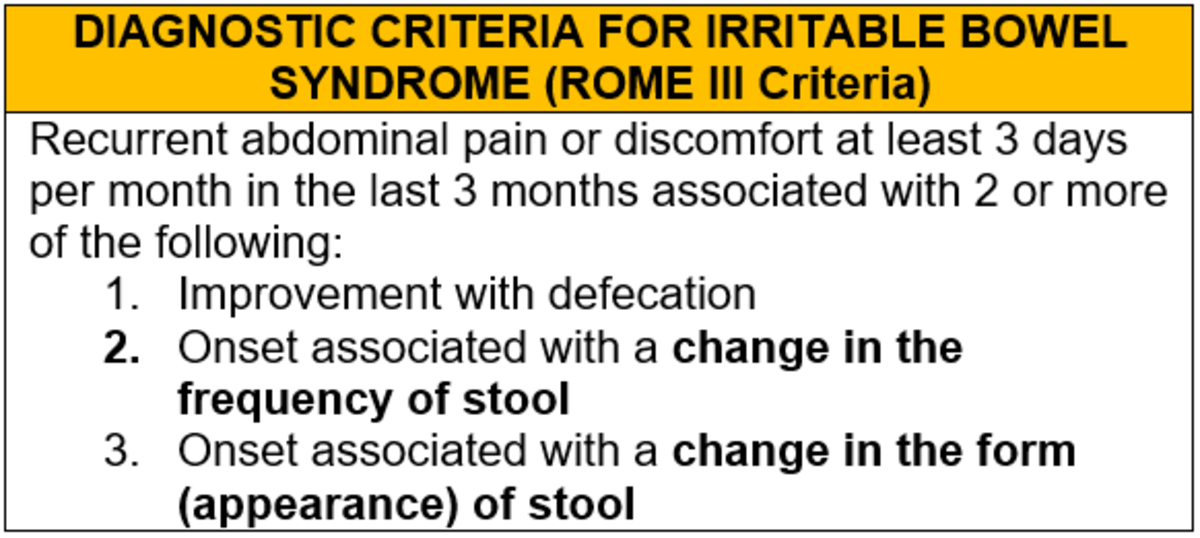 Ibs Criteria Rome 3 Day Tourist Comparisons Of The Rome III And Rome