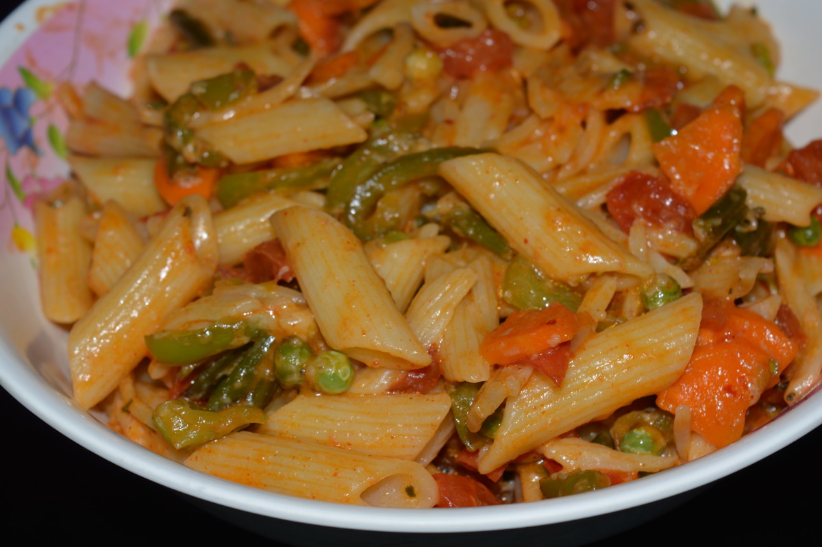 Indian-Style Vegetable Pasta - HubPages
