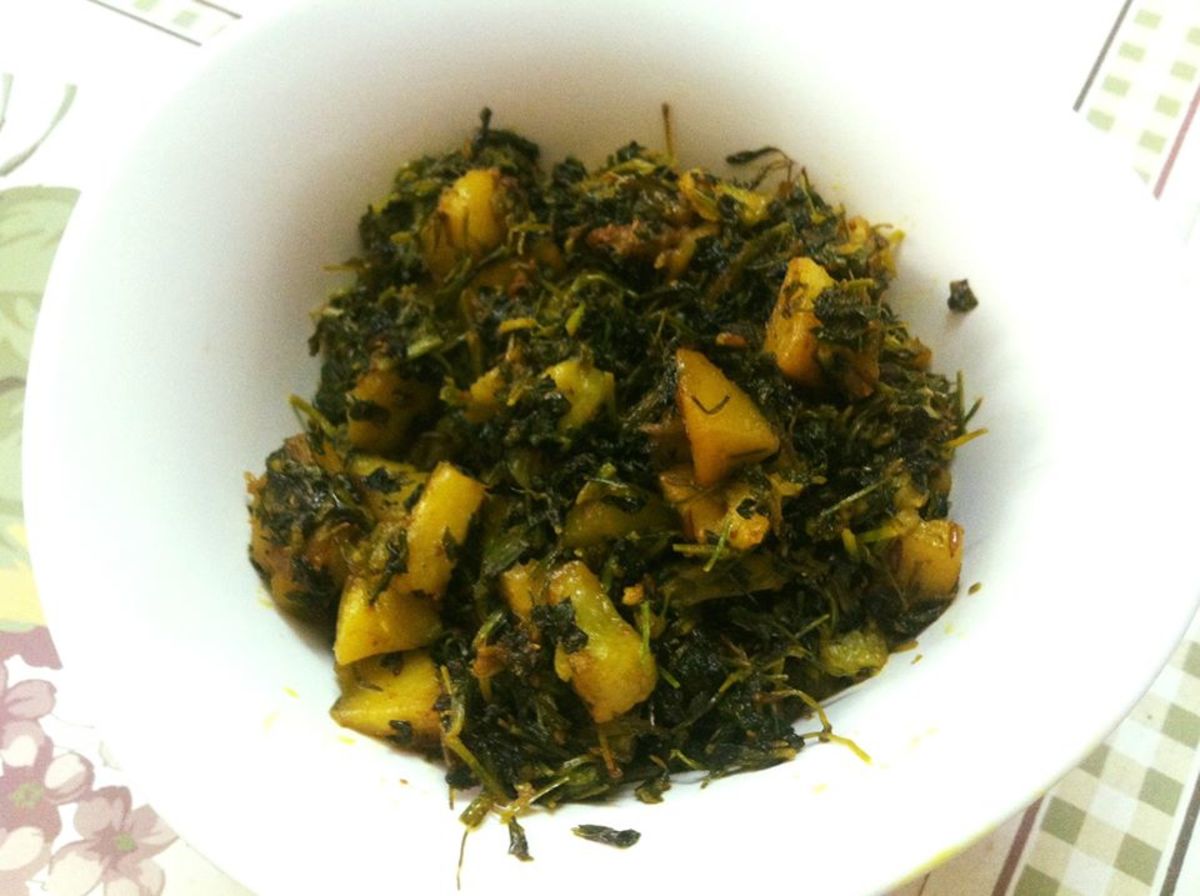 Punjabi-Style Aloo Methi Sabzi Recipe (Fenugreek Potato Curry) - HubPages