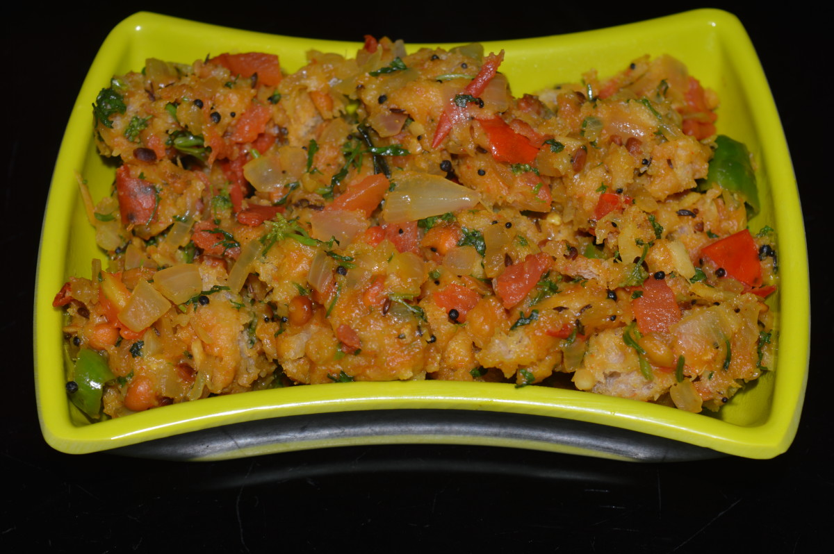 Healthy Breakfast: How to Make a Spicy Bread Upma - Delishably