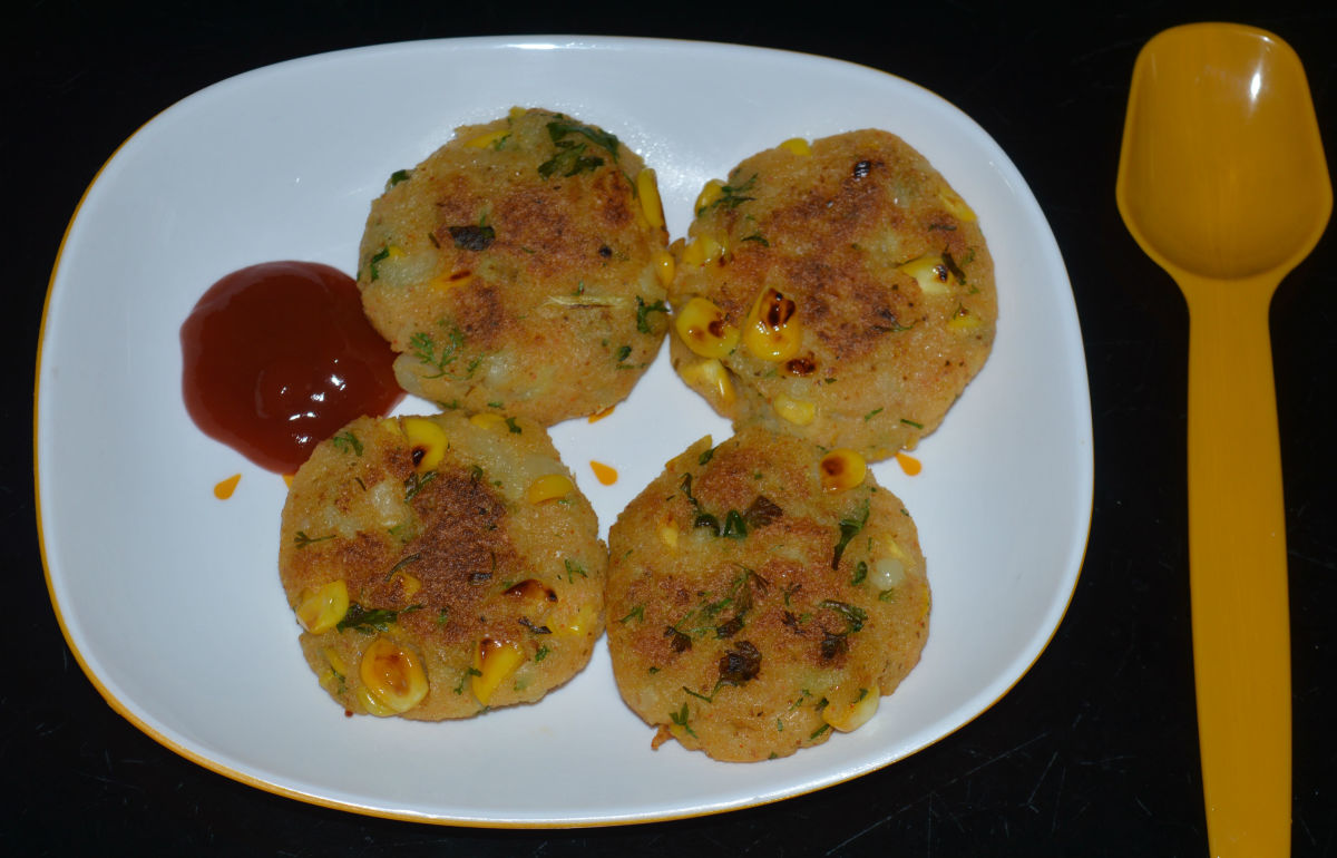How to Make Sweet Corn Potato Cutlets (Corn Potato Patties) - Delishably