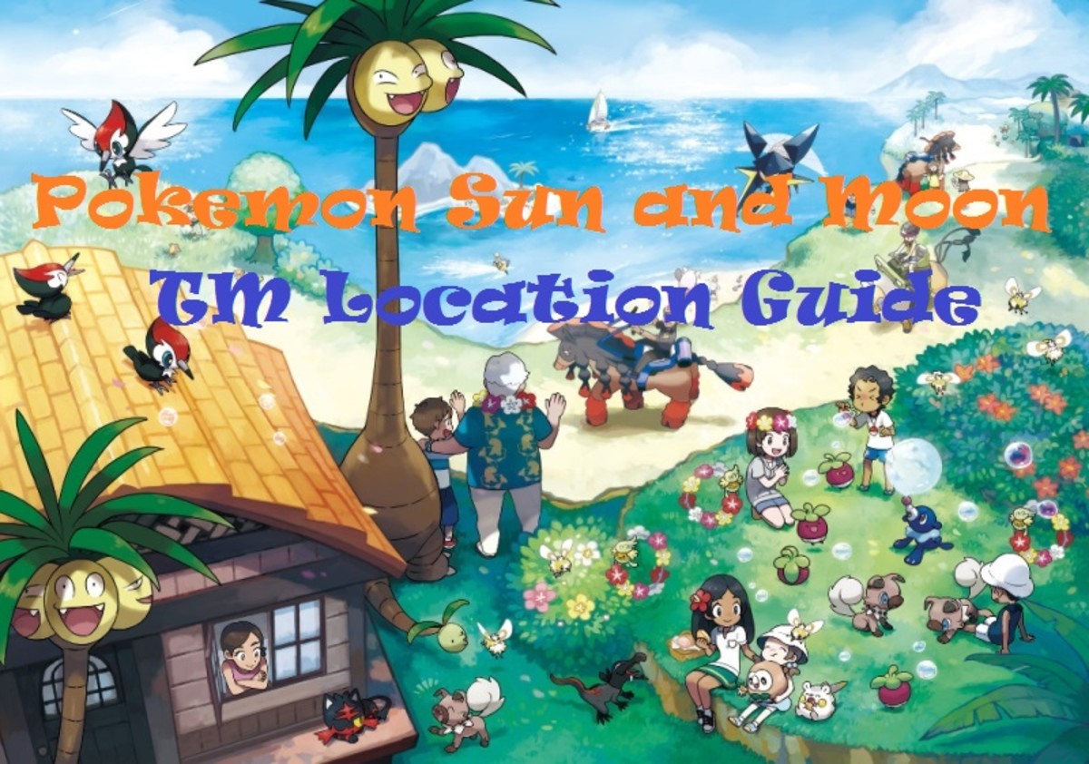 "Pokémon Sun" and "Moon": TM Location Guide - HubPages