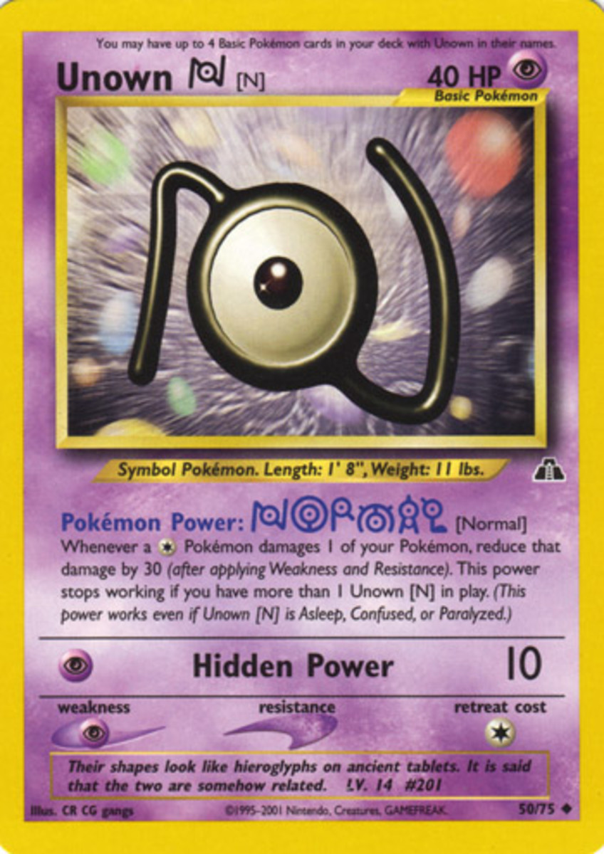 Top 6 "Pokémon" Cards: Neo Discovery Expansion - HubPages