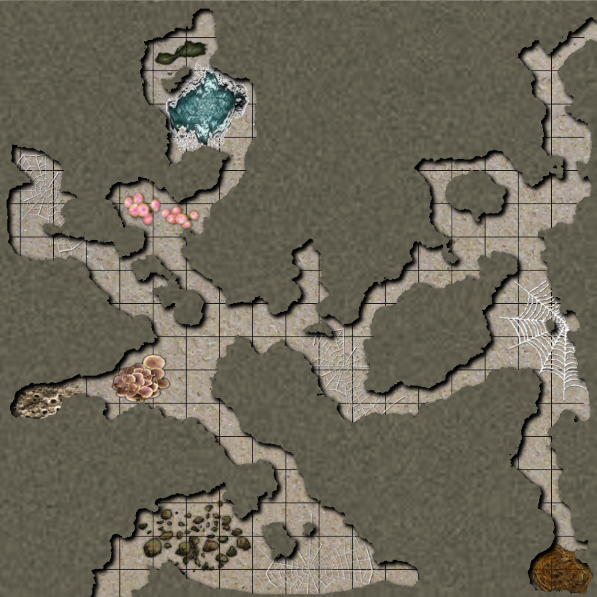 Creating Fantasy Maps With GIMP: Caverns - HobbyLark