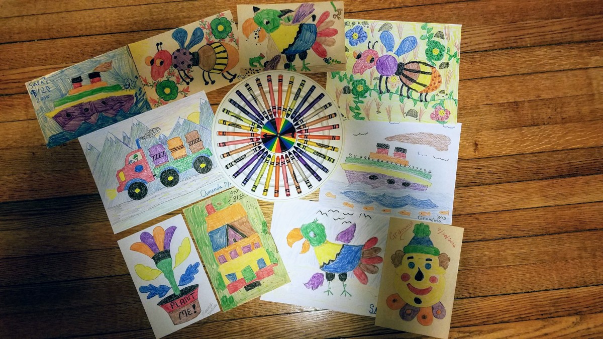 Crayola Color Wheel: A Fun Vintage Game - HubPages