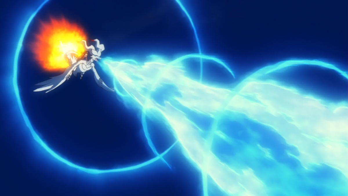 Reshiram Using Blue Flare