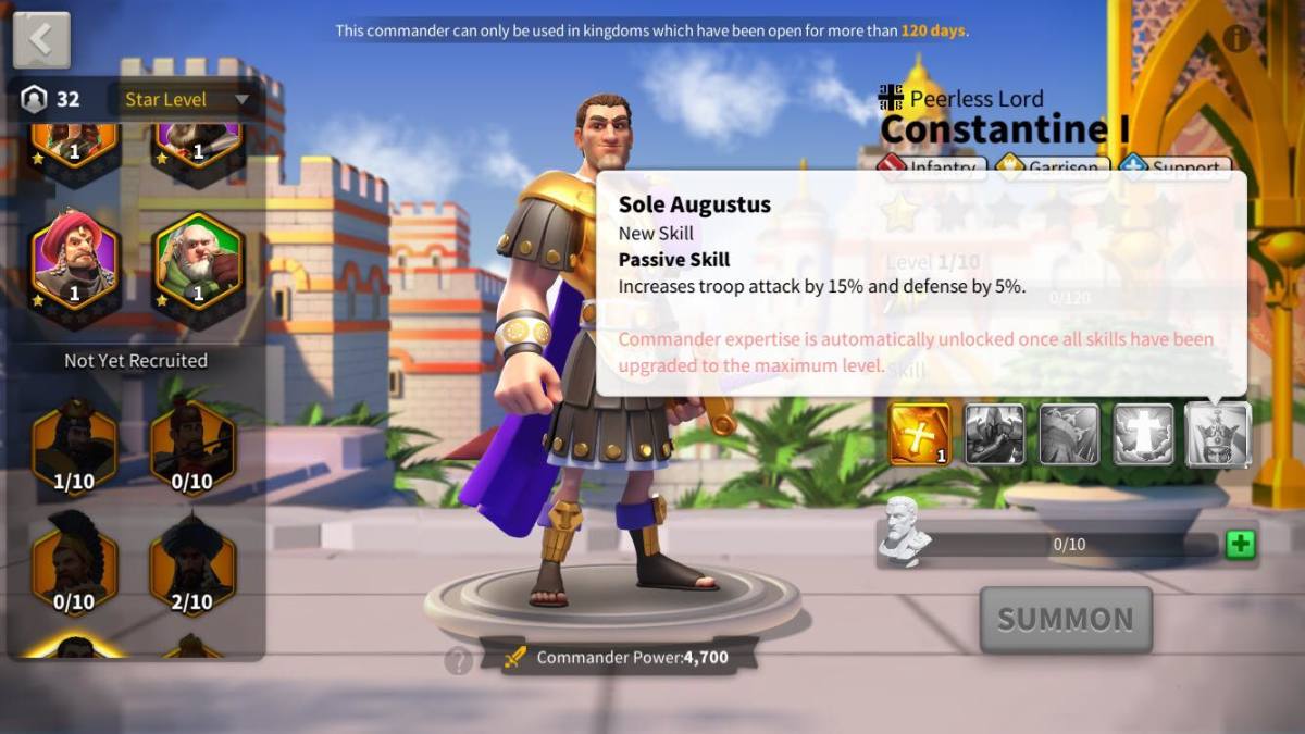 Constantine I Talent Tree Build Guide: "Rise of Kingdoms" - HubPages