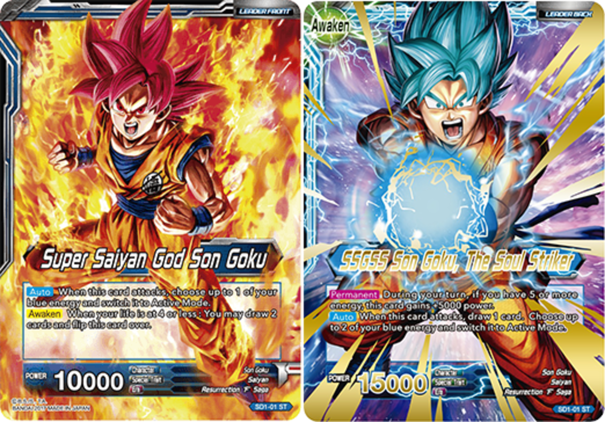 DRAGON BALL Z GT DBS DBZ POWER LEVEL COLOR CUSTOM FAN CARD PRISM CARTE 