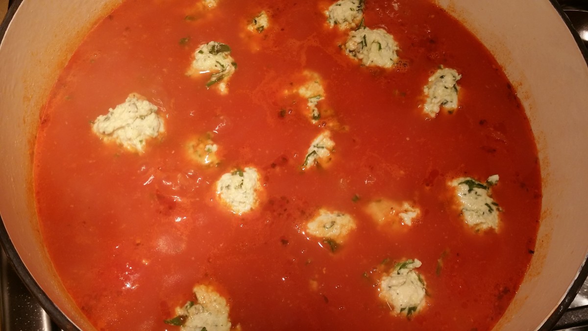 Tomato Soup With Spinach Cheese Dumplings Recipe - HubPages