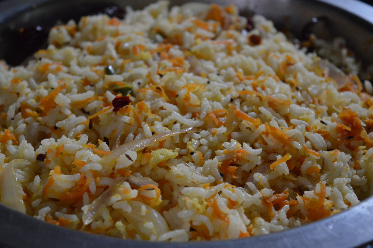 An Illustrated Guide to Making Indian Carrot Rice - Delishably