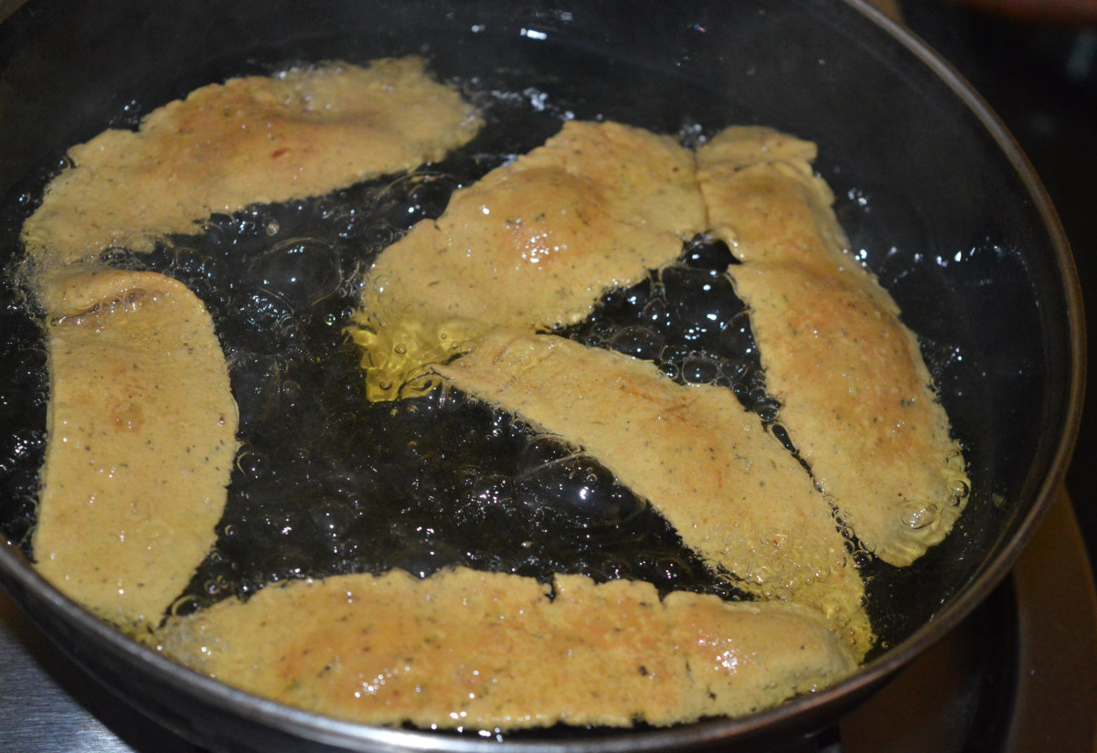 Teatime Snacks: How to Make Gram Flour (Besan) Fafda - Delishably