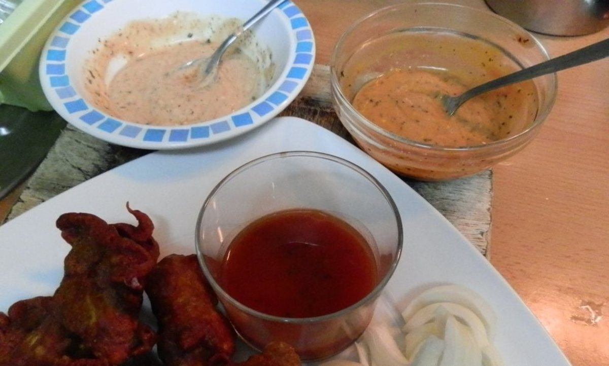 Simple Chicken Pakora and Red Sauce Recipe - HubPages