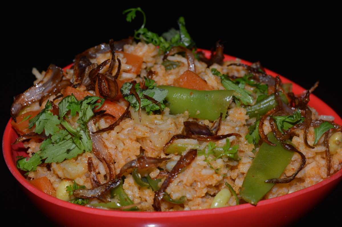 Spicy Indian Vegetable Pulao Recipe - HubPages