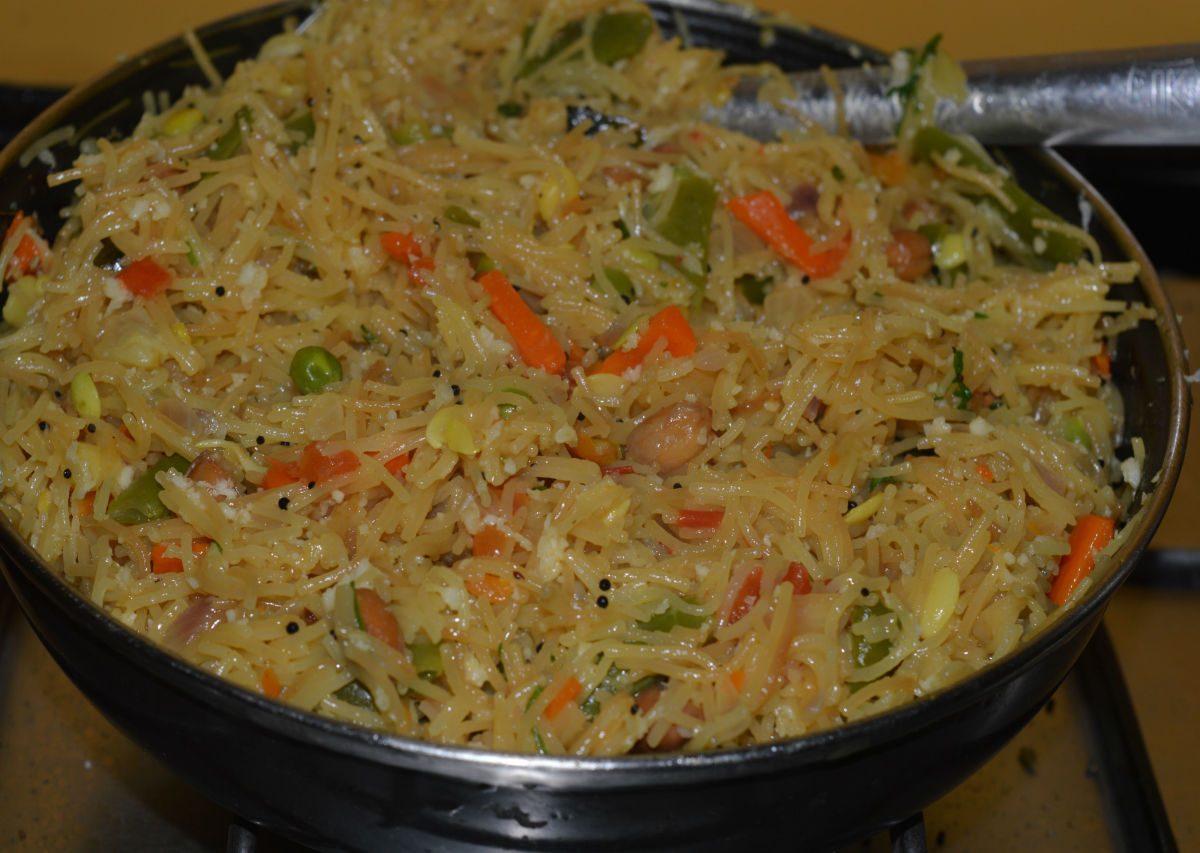 How to Make Tarakari Uppittu (Vegetable and Vermicelli Upma) - HubPages