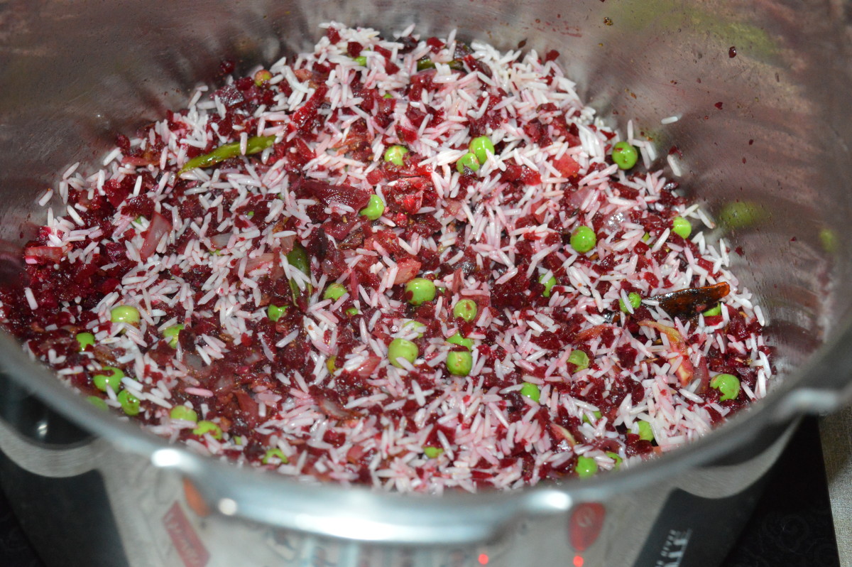 Beetroot Pulao (Rice) Recipe - Delishably