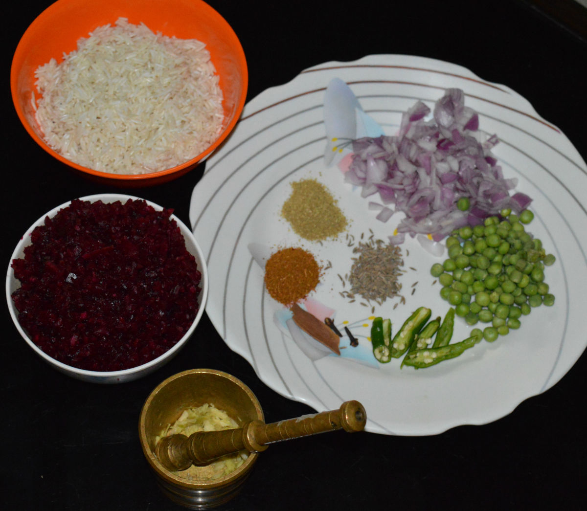 Beetroot Pulao (Rice) Recipe - Delishably