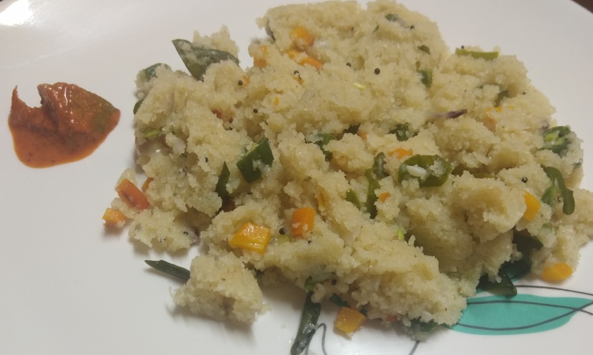 Easy South Indian Vegetable Rava Upma Recipe - HubPages