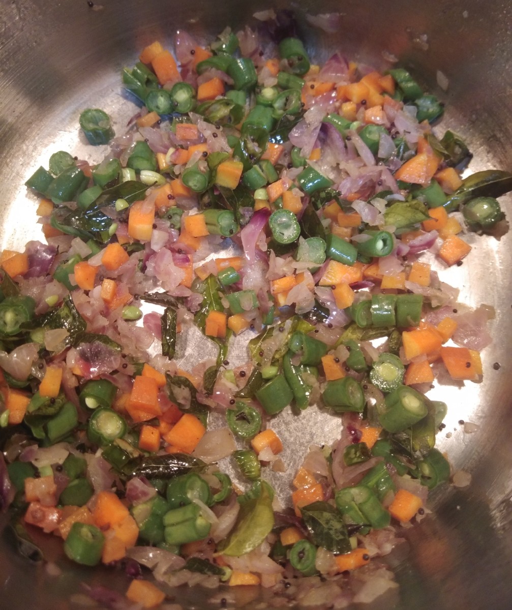 Easy South Indian Vegetable Rava Upma Recipe - HubPages