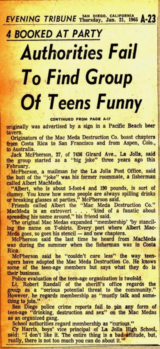 Legendary Letter Carriers: Jack Macpherson of Tom Wolfe's "Pumphouse ...