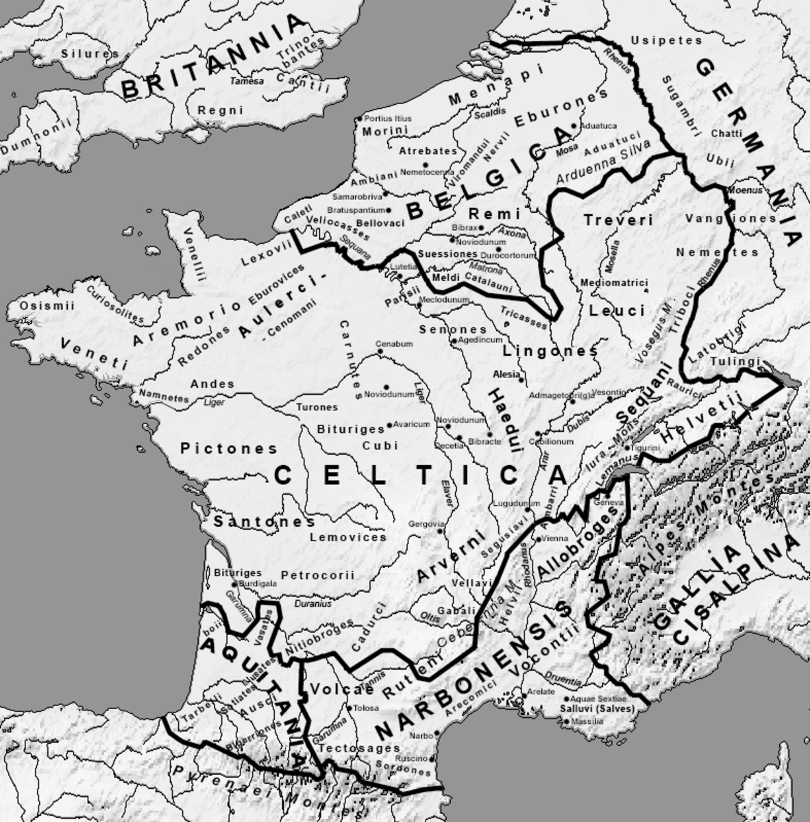 Gallic Tribes: The Sequani, Friend and Foe - HubPages