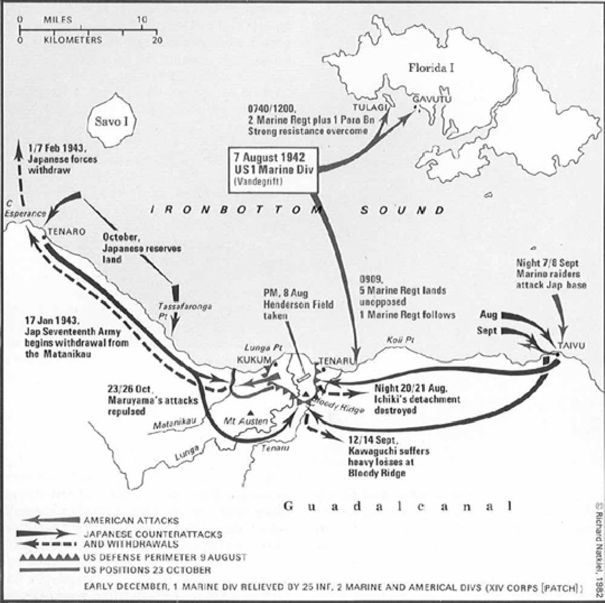 Guadalcanal— Turning Point in the Pacific, 1942 - Owlcation