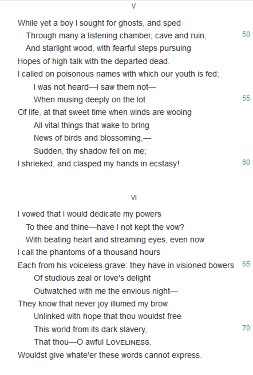  Hymn To Intellectual Beauty Analysis Line By Line Hymn To 