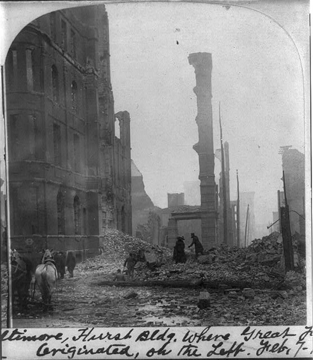 Baltimore's Great Fire of 1904 and Its Legacy - Owlcation
