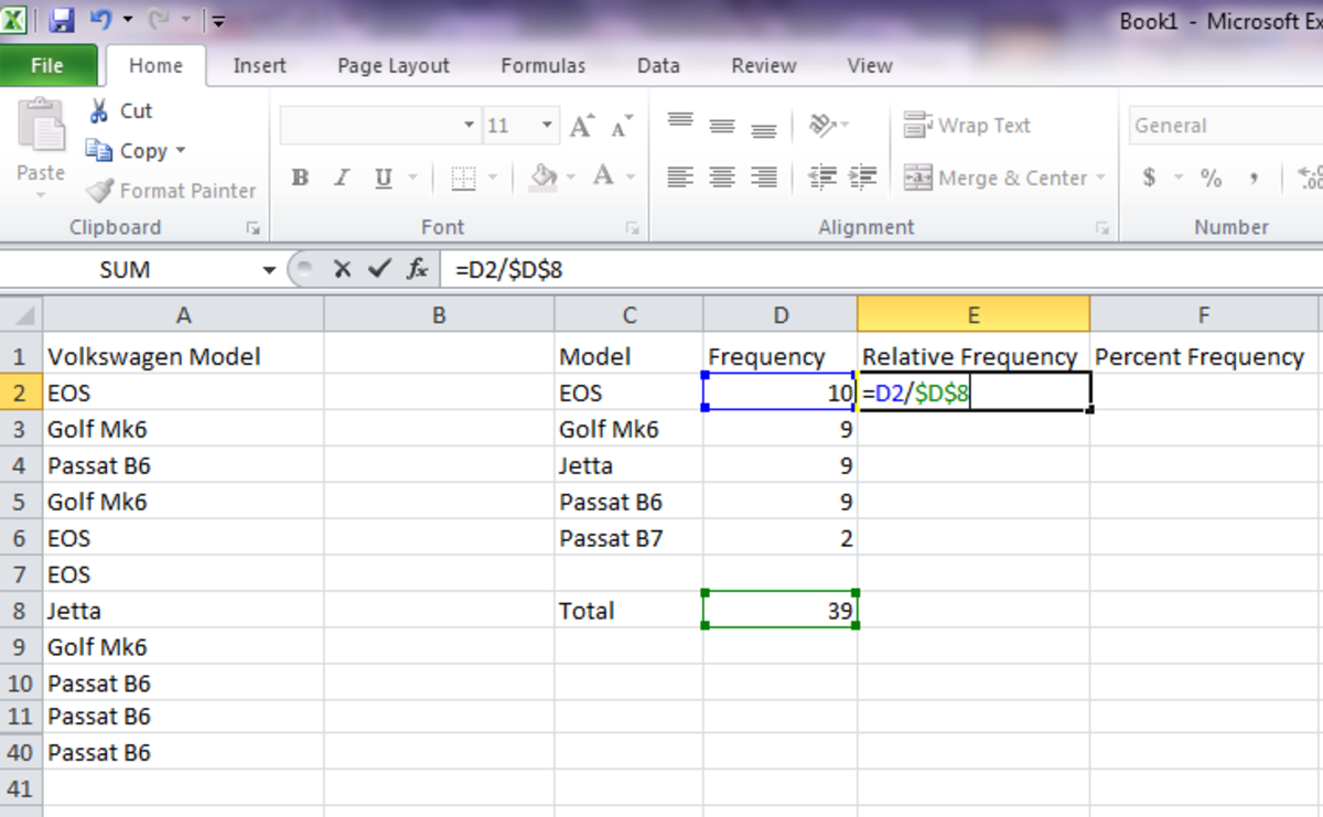 Using Excel COUNTIF Function In Frequency Distribution TurboFuture