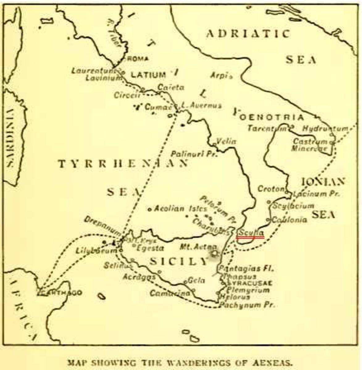 Charybdis And Scylla Location