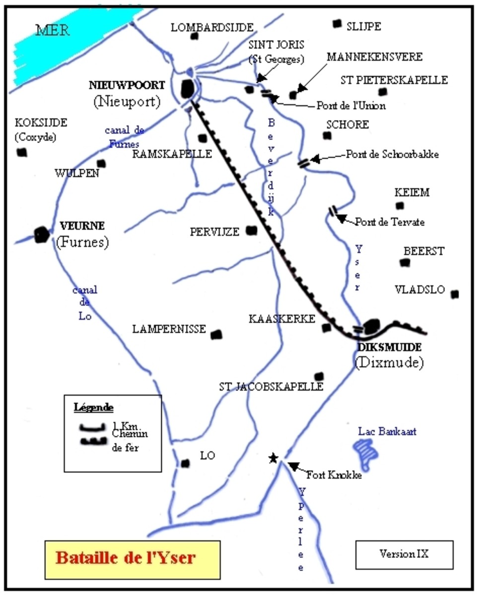 World War One History: The Battle of Yser in 1914 - HubPages