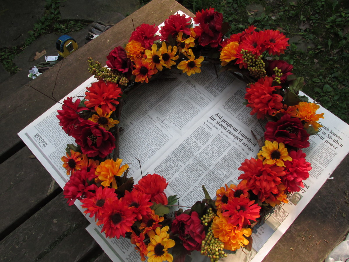 How to Make a Hummingbird Feeder Wreath - HubPages