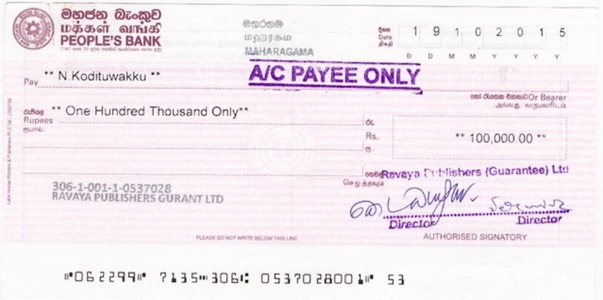 All You Need To Know About Bank Cheques And Bank Drafts In Sri Lanka All You Need To Know About Bank Cheques And Bank Drafts In Sri Lanka