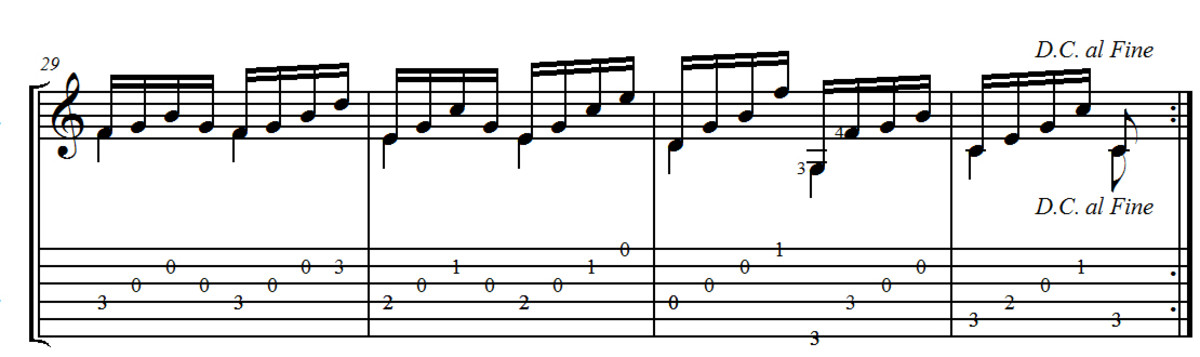 Easy Classical Guitar Guide—Carulli's Andantino No.1 From "Opus 241" (Study in A Minor) - HubPages