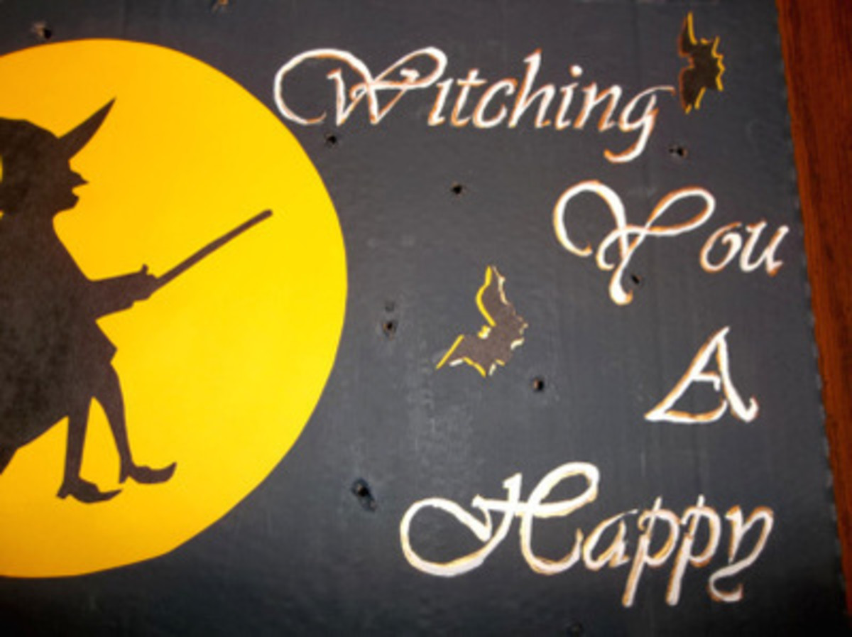 How to Make a Witchy Halloween Decoration Out of a Pizza Box - HubPages