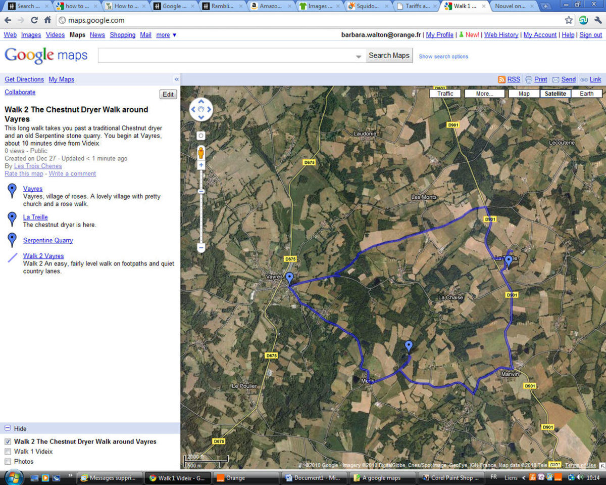 How To Mark A Route On Google Maps And Save Personalized Maps HubPages