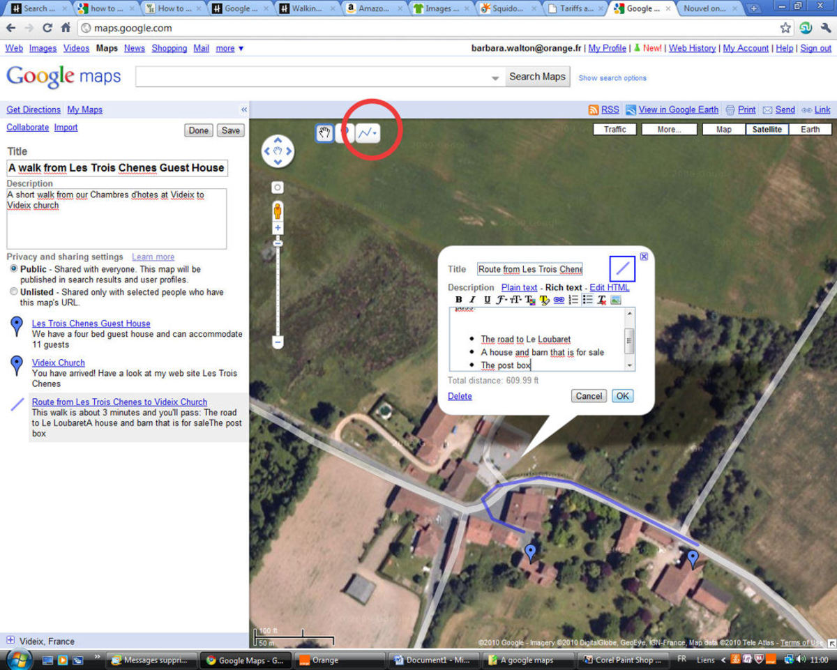 How To Mark A Route On Google Maps And Save Personalized Maps HubPages