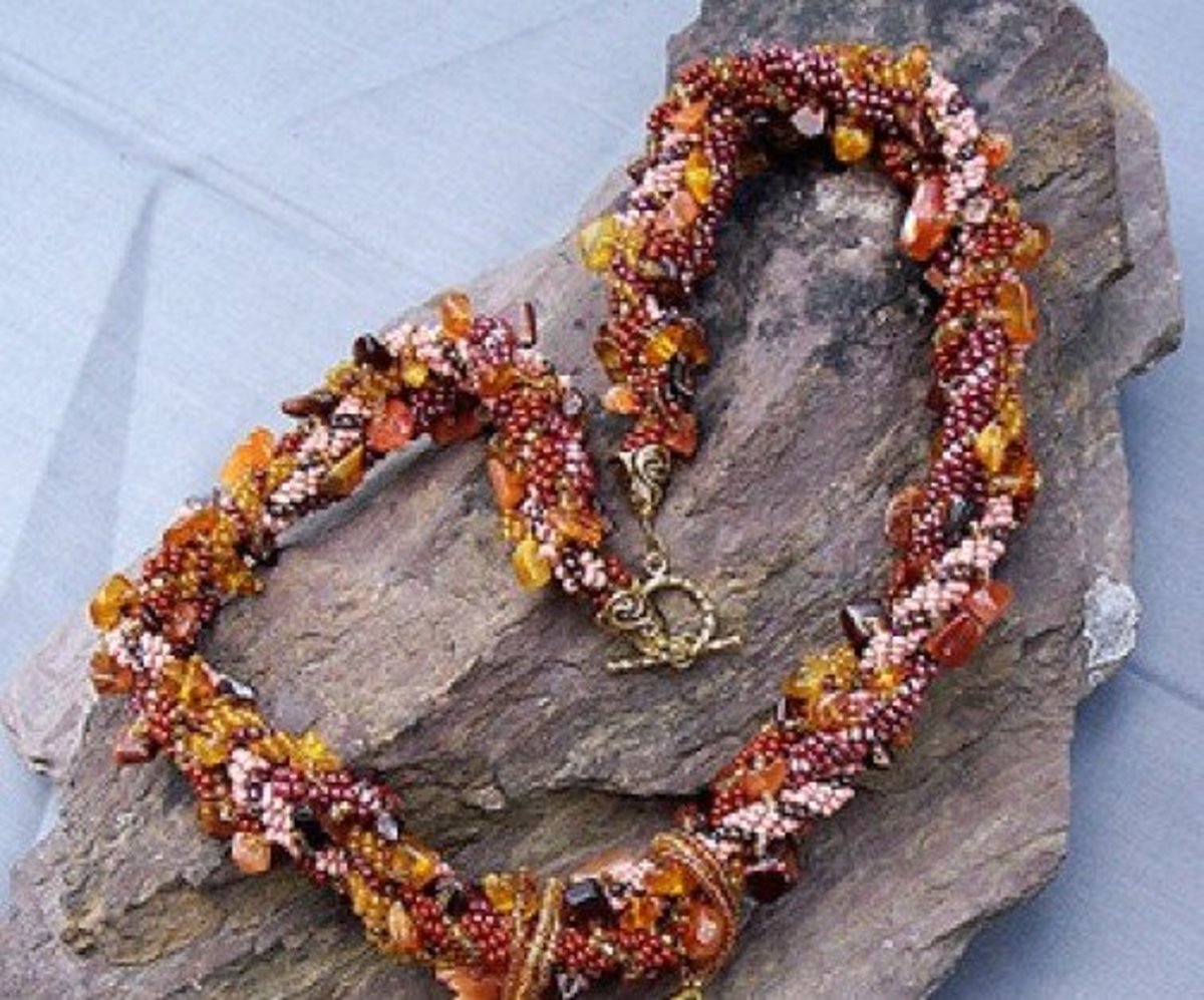 Beading Tutorials: Spiral Rope Seed Bead Pattern - HubPages
