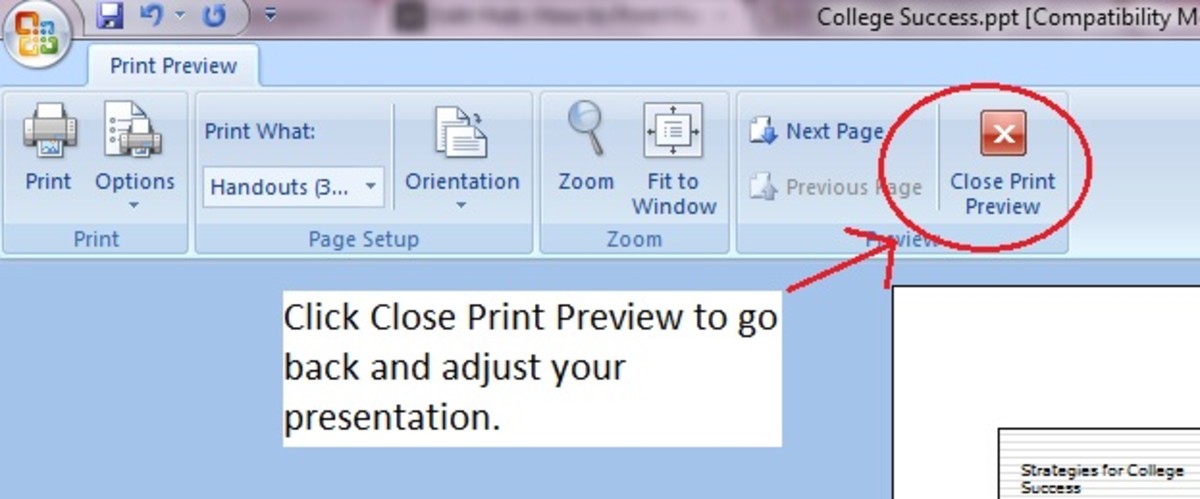 How to Print Handouts with Notes Using PowerPoint 2007 - HubPages