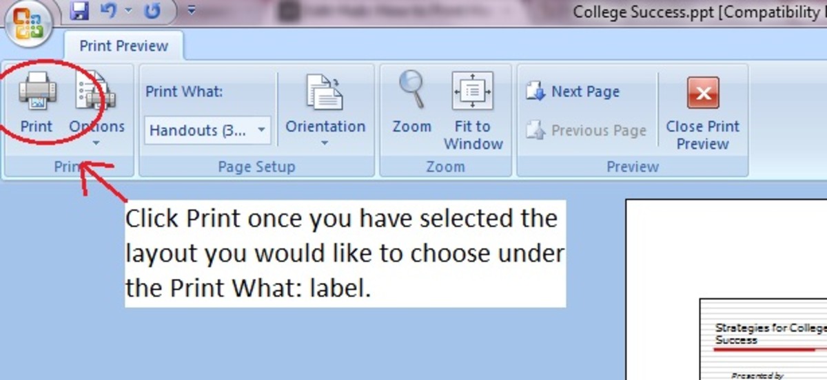 How to Print Handouts with Notes Using PowerPoint 2007 - HubPages