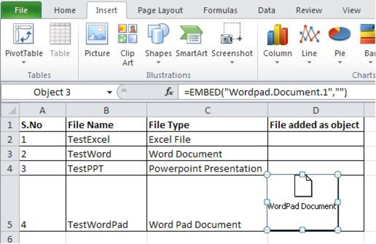 How To Embed A File As An Object In An Excel Worksheet TurboFuture