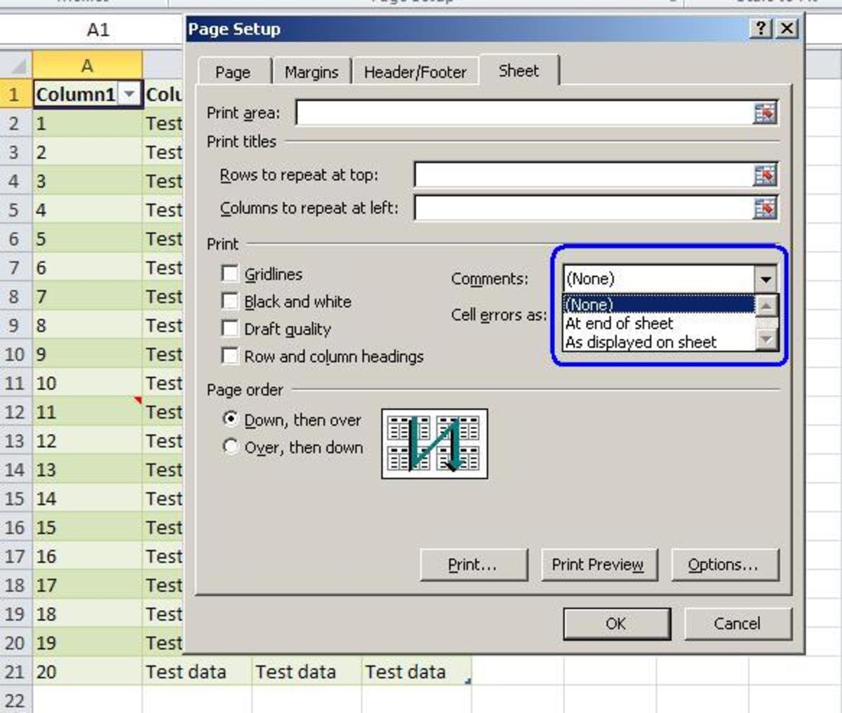 How to Print Comments Attached to a Cell in Microsoft Excel - HubPages