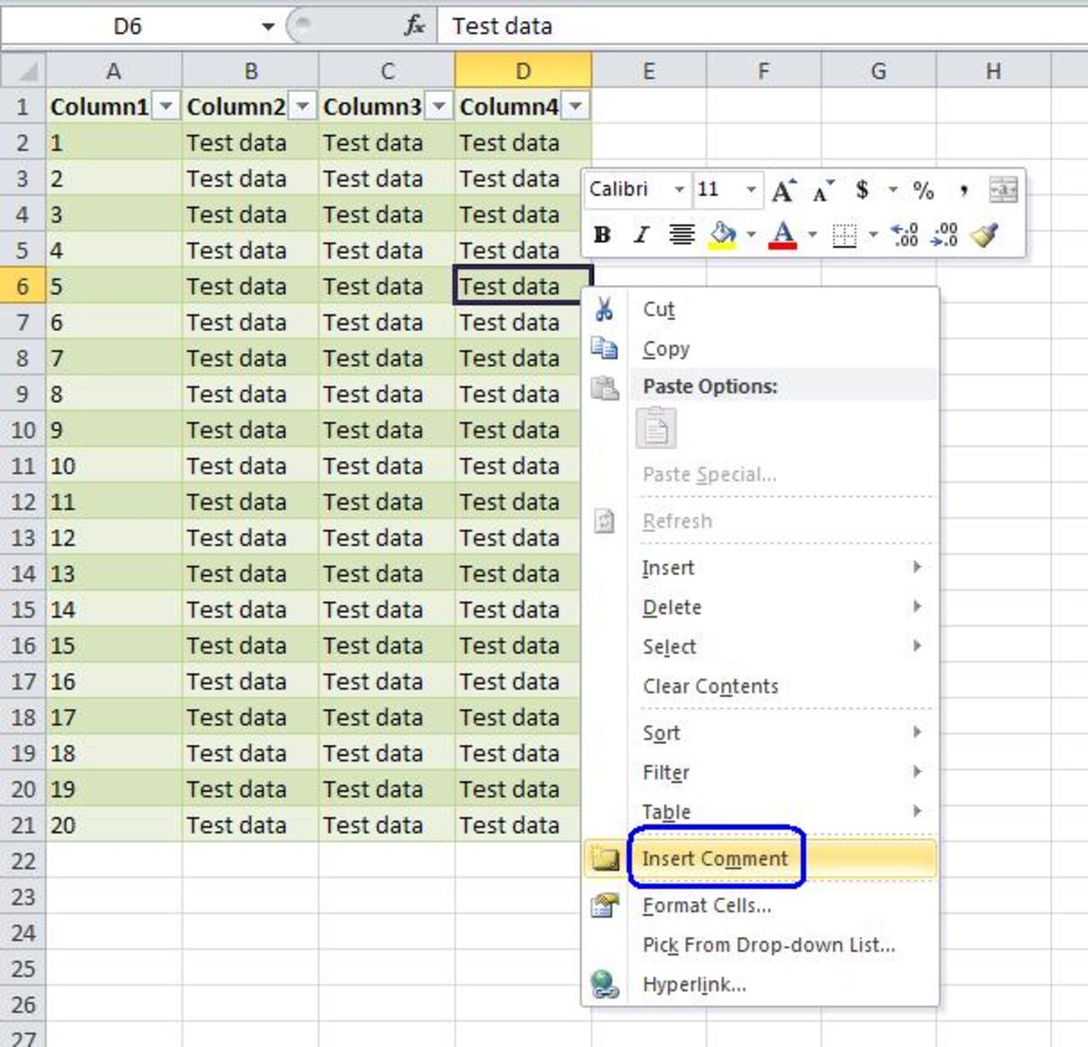 MS Excel Tutorial How To Add Comments To A Cell In A Sheet TurboFuture