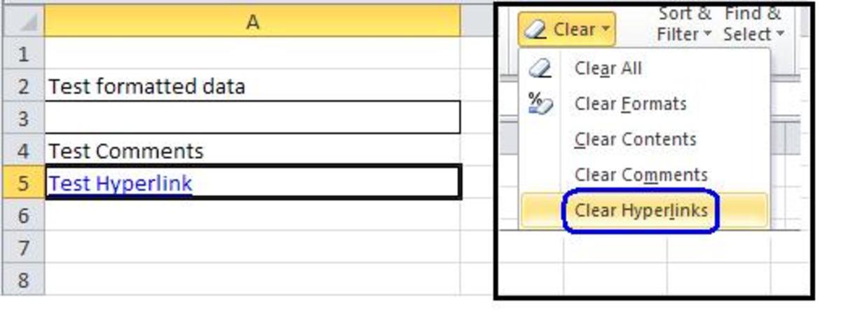 MS Excel Tutorial: Clearing Options - HubPages
